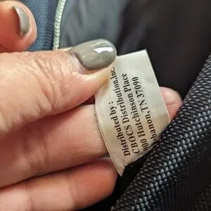 Bags | Navy Blue Nylon Computer Bag | Poshmark